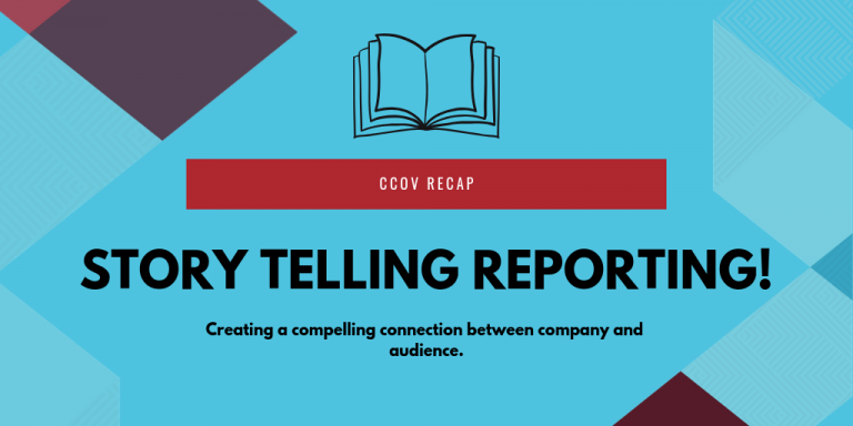 CCOV Recap Story telling Reporting – Volunteer Vibe | Parlons Bénévolat