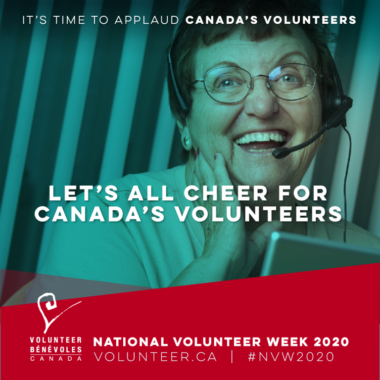 Let’s all cheer for Canada’s volunteers during National Volunteer Week ...