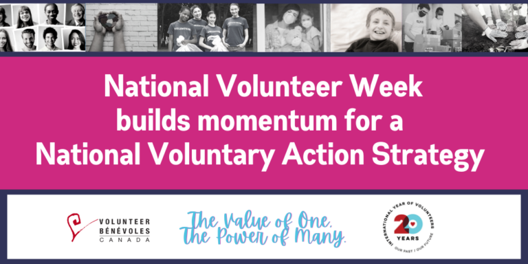 National Volunteer Week builds momentum for a National Voluntary Action ...
